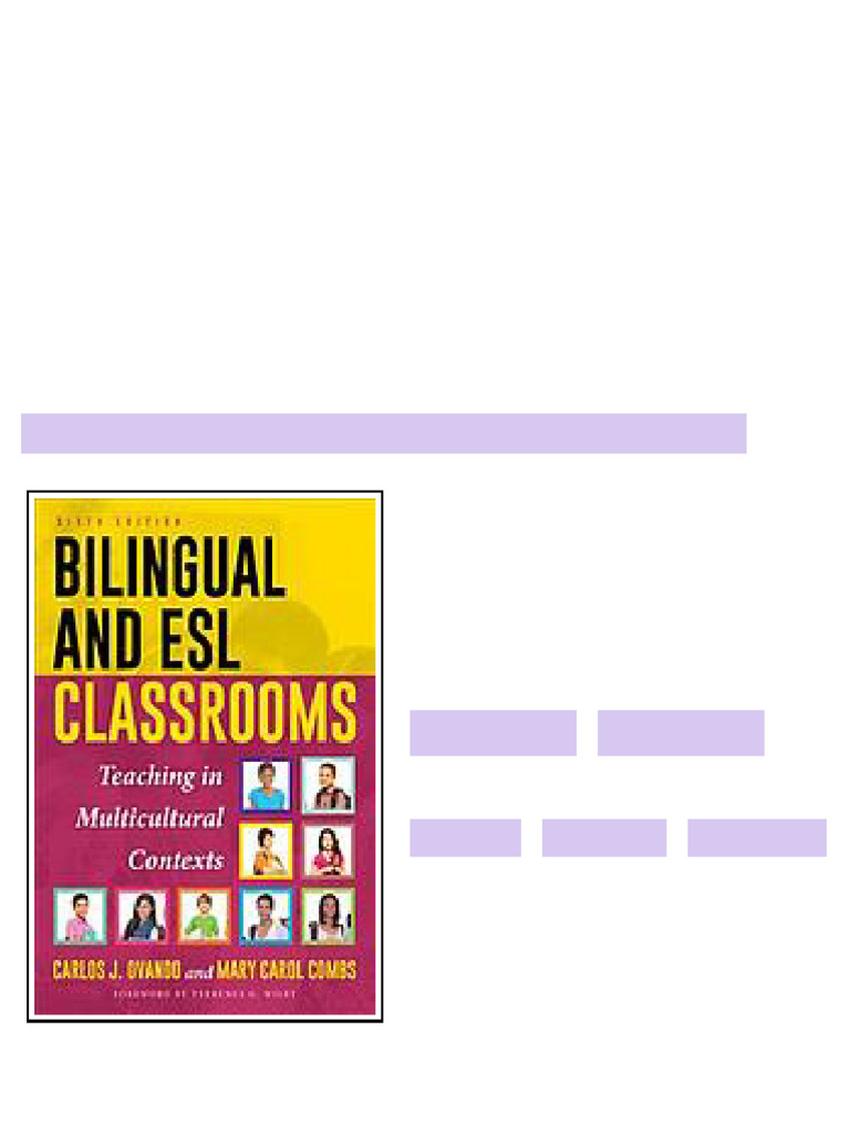 (Ebook) Bilingual and ESL Classrooms: Teaching in Multicultural ...
