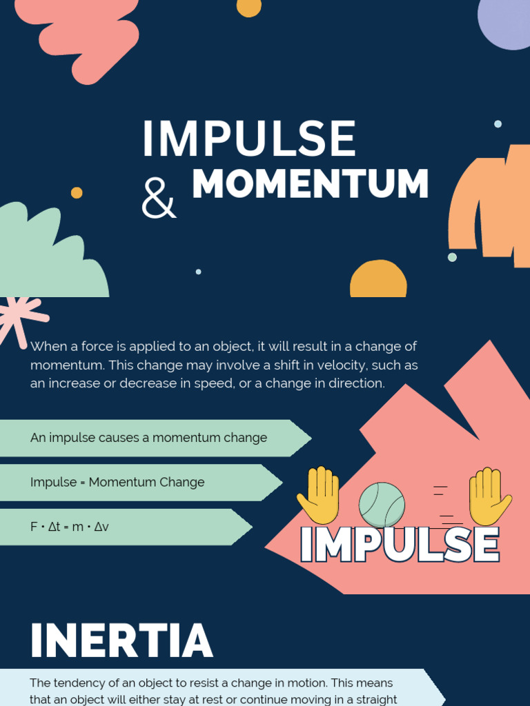 Force and Motion Teacher Presentation Colorful Illustrated | PDF