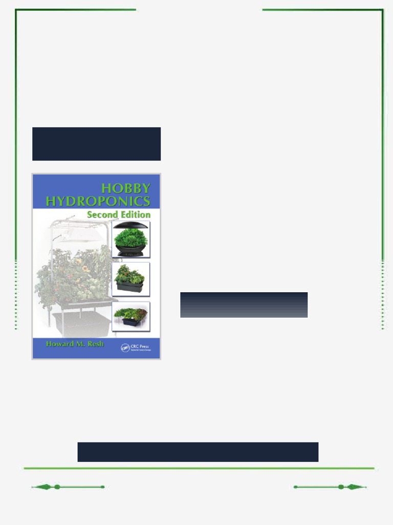 Hobby Hydroponics 2nd Edition Howard M. Resh ebook PDF unlocked | PDF | Hydroponics