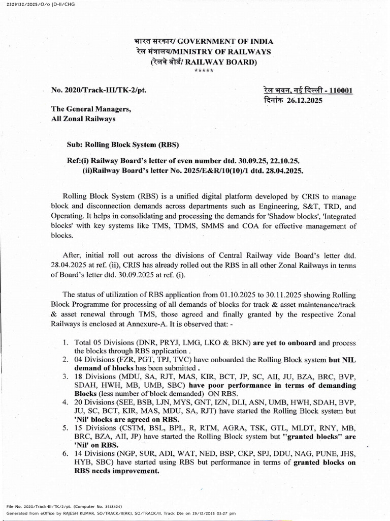 Rolling Block System Letter | PDF