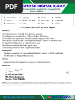 Radial Head Lateral Projection Guide | PDF