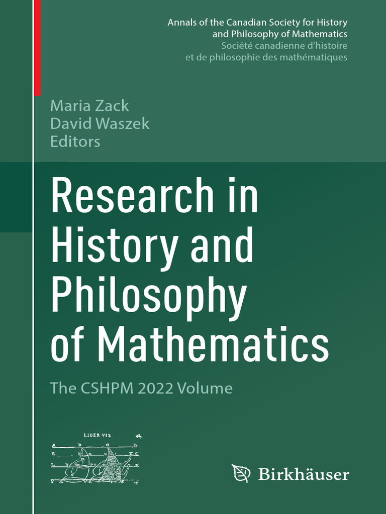 Research in History and Philosophy of Mathematics- The CSHPM -- Maria ...