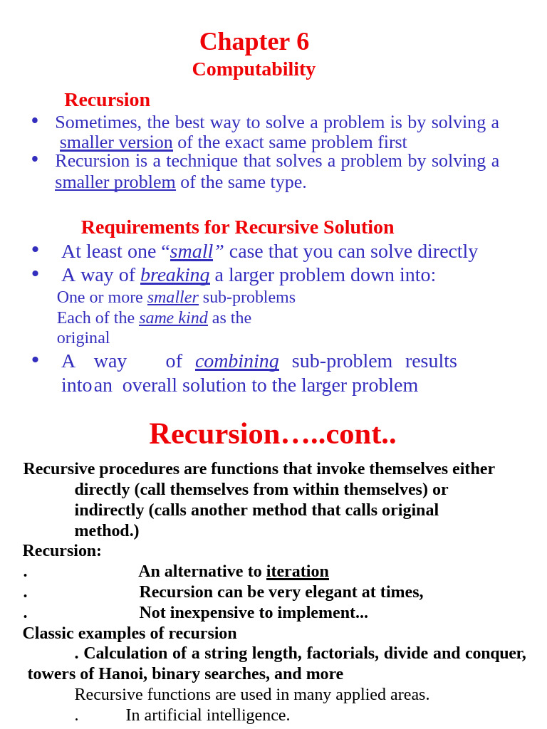 Chapter 6 Computablity | PDF | Mathematics | Theory Of Computation