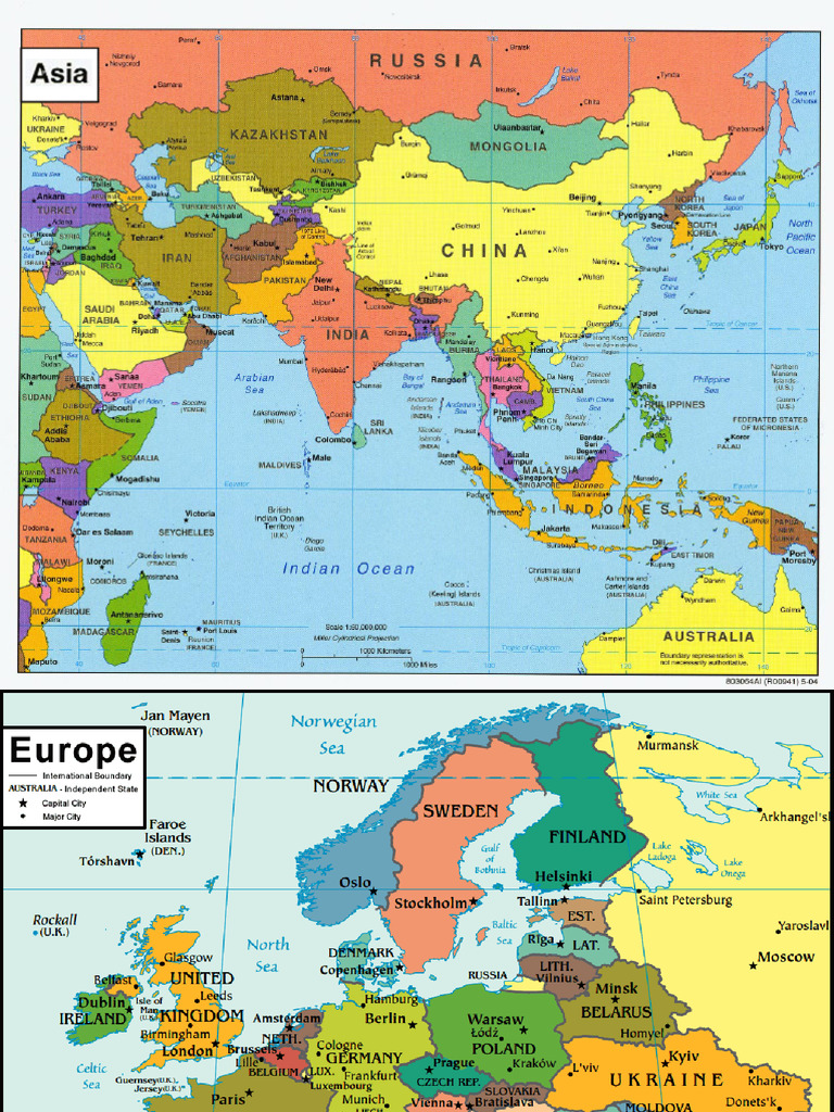 Region-Wise Maps of The World | PDF