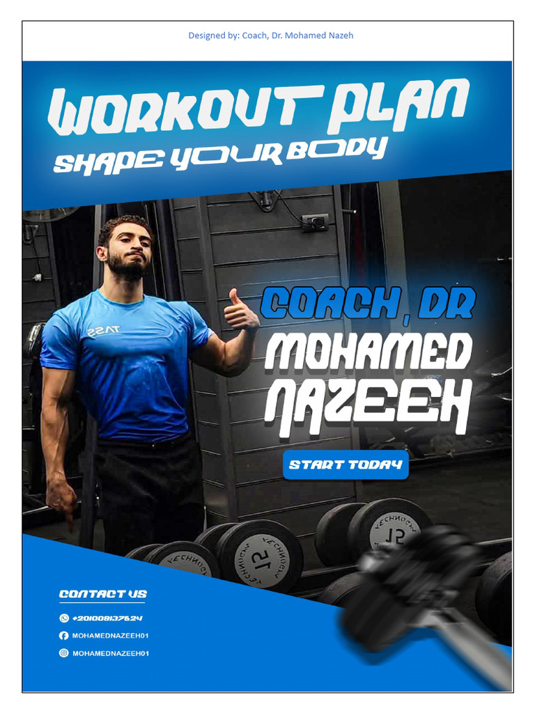 Gym Plan | PDF | Strength Training | Physical Fitness