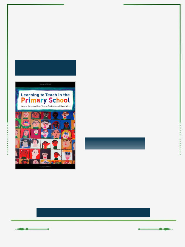Learning to Teach in the Primary School 1st Edition James Arthur ebook ...