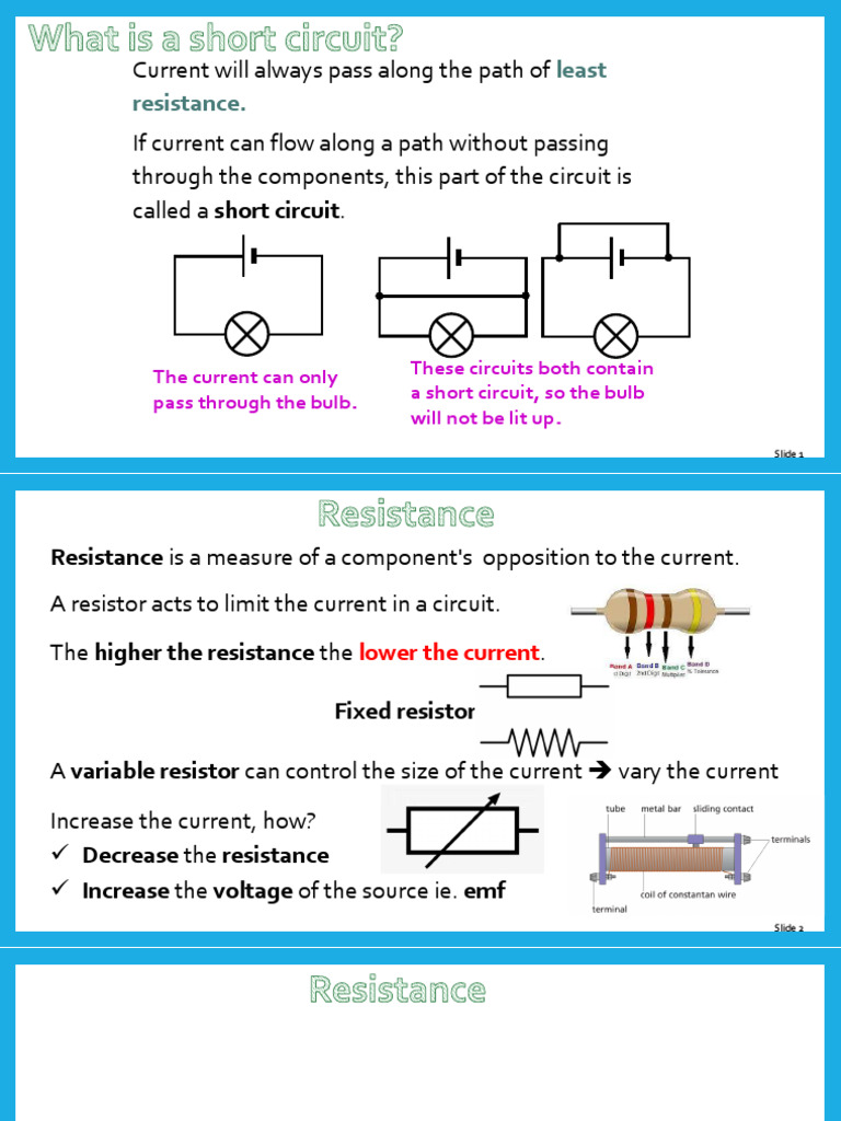 2. I-V Characteristic Graphs STUDENT | PDF | Electric Current | Resistor