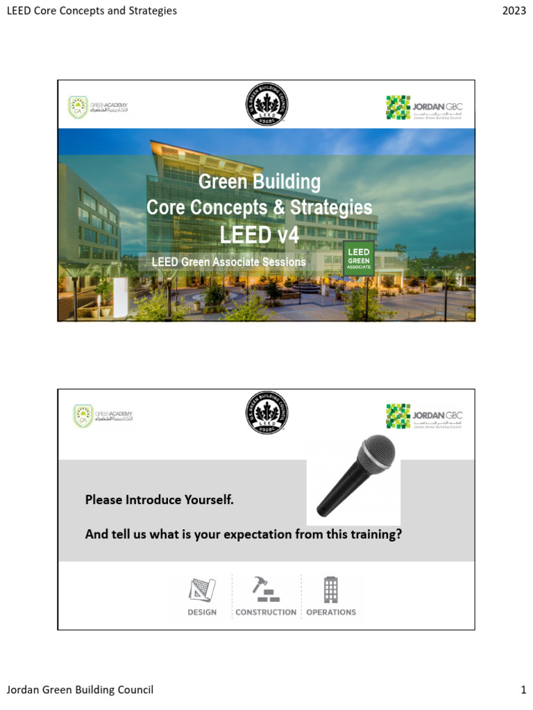 LEED Concepts- 2023 Combined | PDF | Green Building | Carbon Footprint