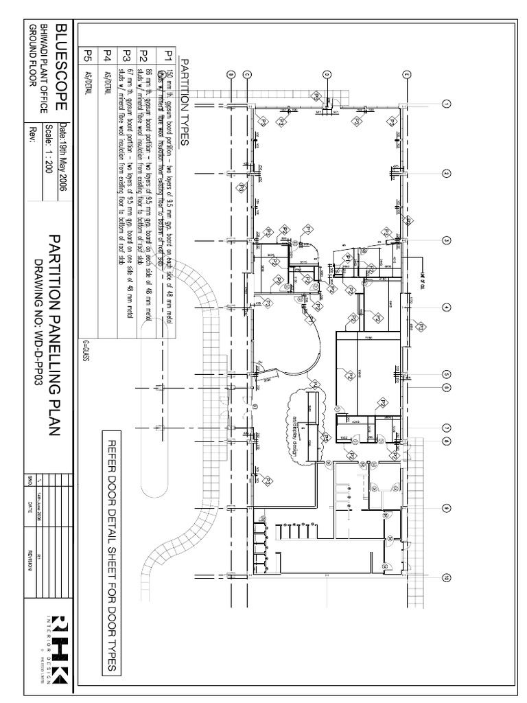 Basic Plan Partition Panelling | PDF