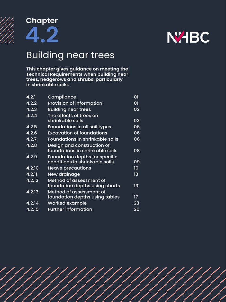 NHBC Standards 2024-4-2 Building Near Trees | PDF | Foundation ...