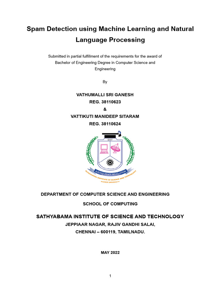 1822 b.e Cse Batchno 320 Copy | PDF | Support Vector Machine | Statistical Classification