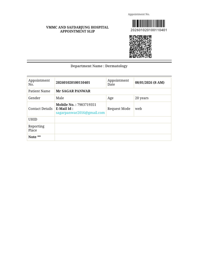 Appointment Slip 8 | PDF