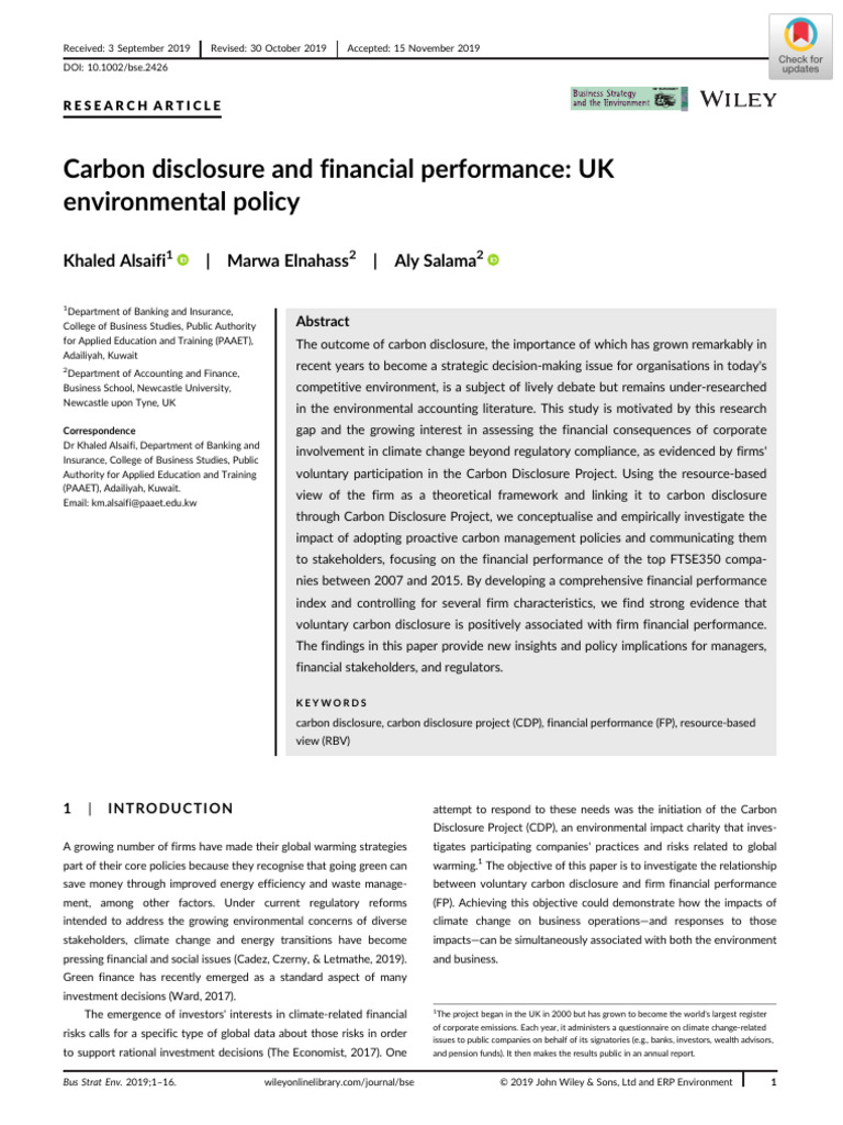 Alsaifi | PDF | Climate Change