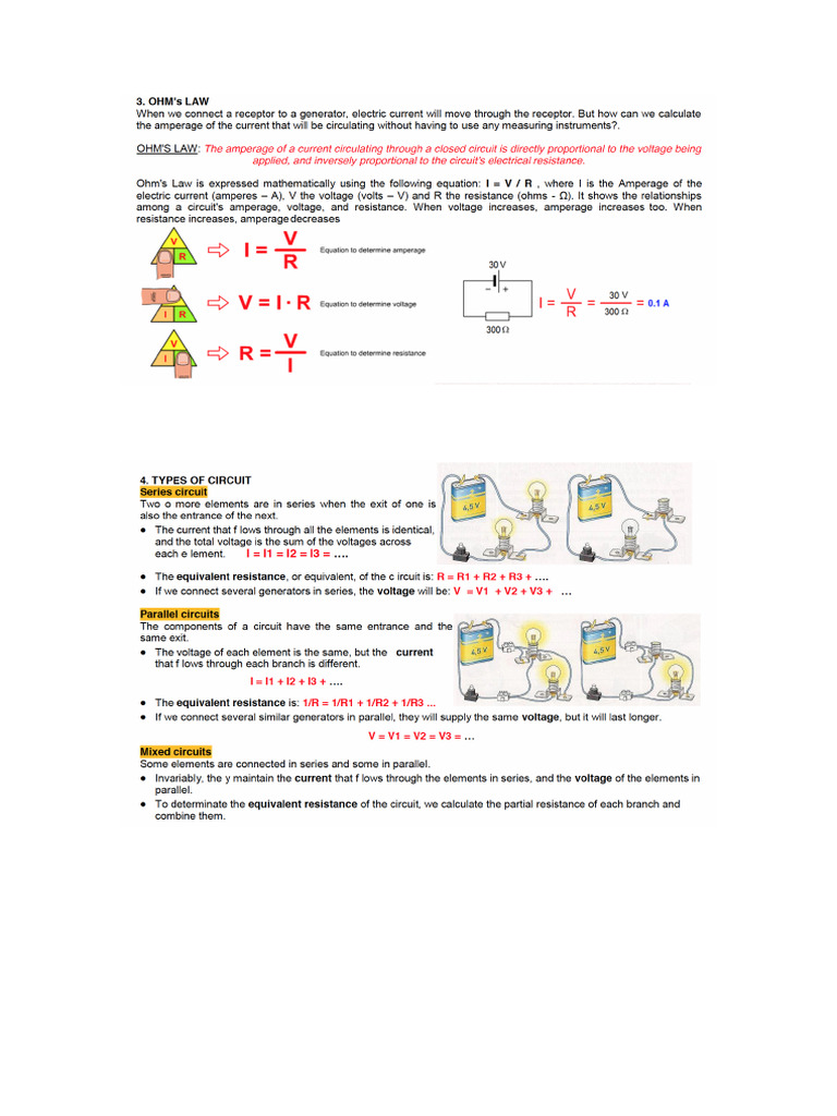 Series and Parallel Circuits | PDF