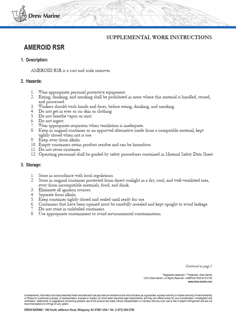 AMEROID_RSR_WI | PDF | Rust
