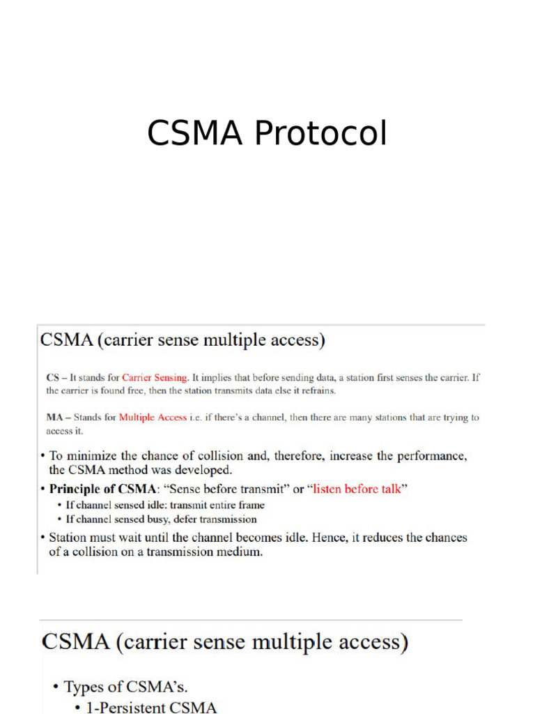 FALLSEM2025-26_VL_BCSE308L_00100_TH_2025-09-09_multiple-access--CSMA | PDF