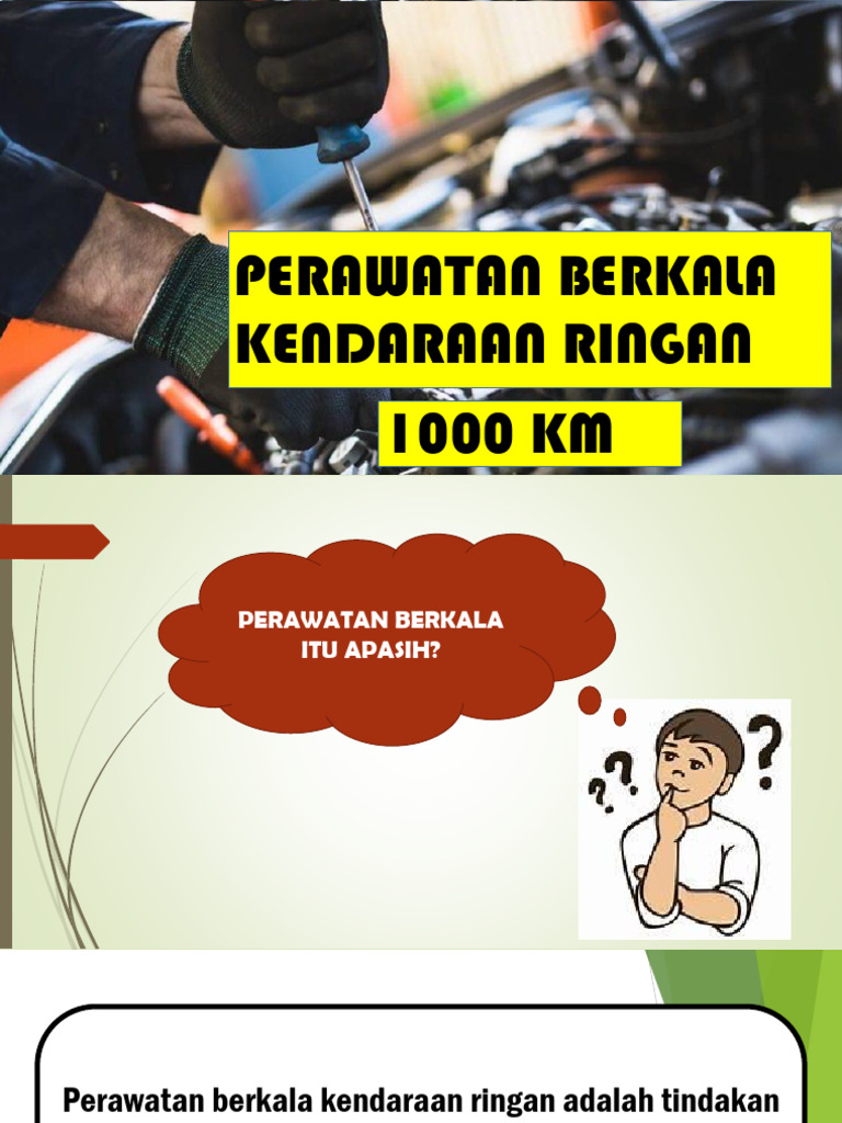 Perawatan Berkala Kendaraan Ringan 1000 KM | PDF
