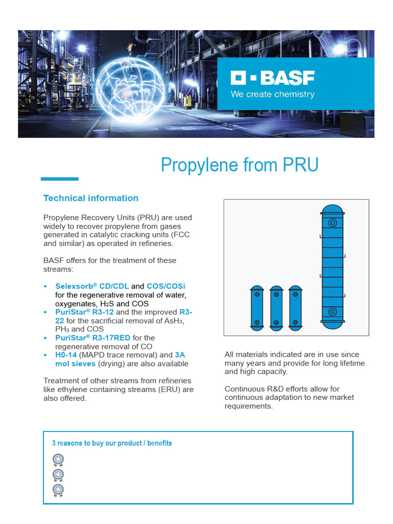 BASF Propylene-from-PRU 2022 12 | PDF | Catalysis | Chemical Process ...