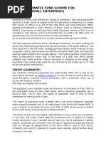 CGTMSE Guarantee Coverage Increase 2025 | PDF