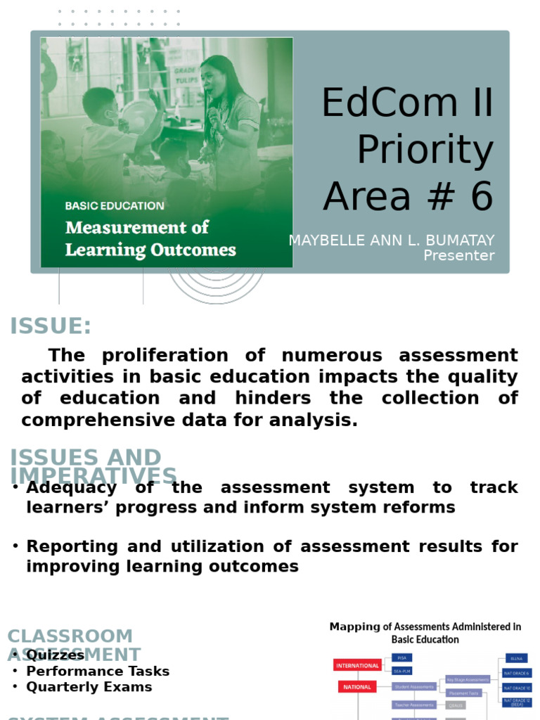 Priority 6 | PDF | Educational Assessment | Education Theory