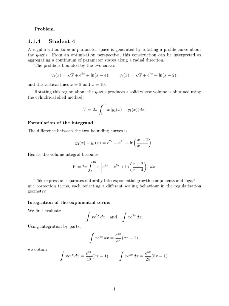 Calculus 1 | PDF | Integral | Mathematical Physics