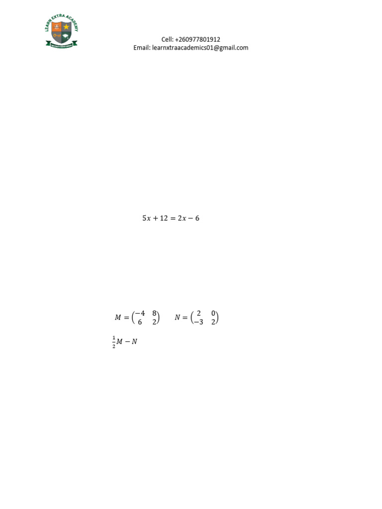 Grade 9 Math Assessment Paper | PDF | Value Added Tax