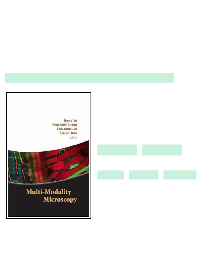 (Ebook) Multi-Modality Microscopy by Hanry Yu, Ping-Chin Cheng, Pao ...