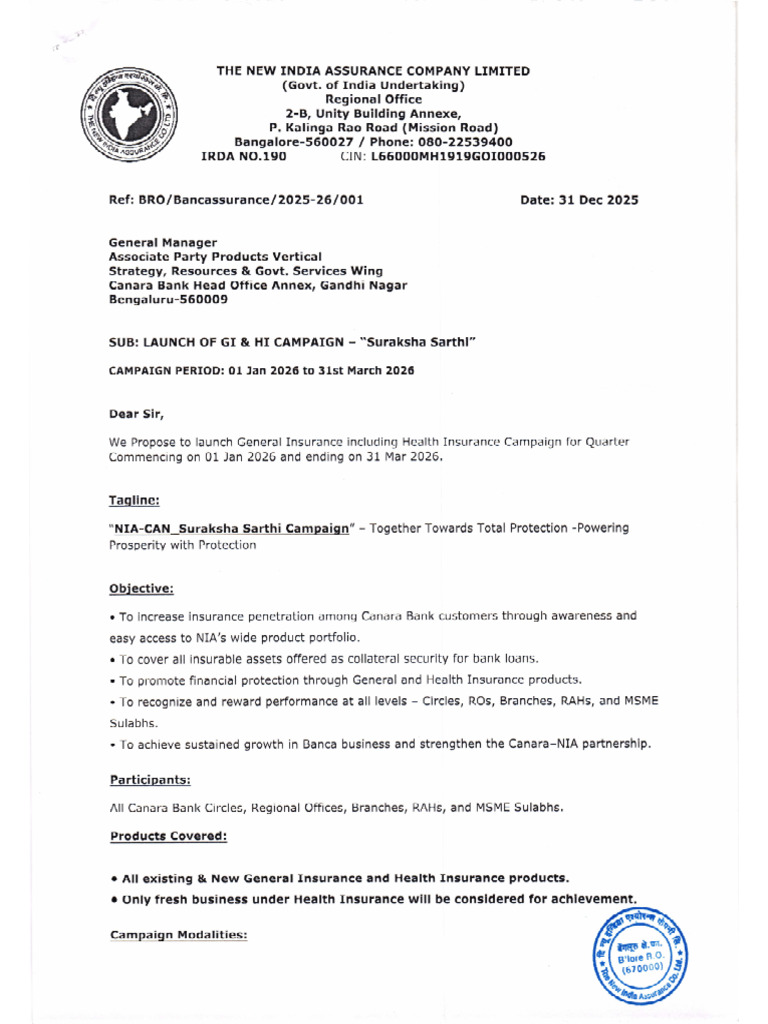 1 Signed Campaign Letter | PDF