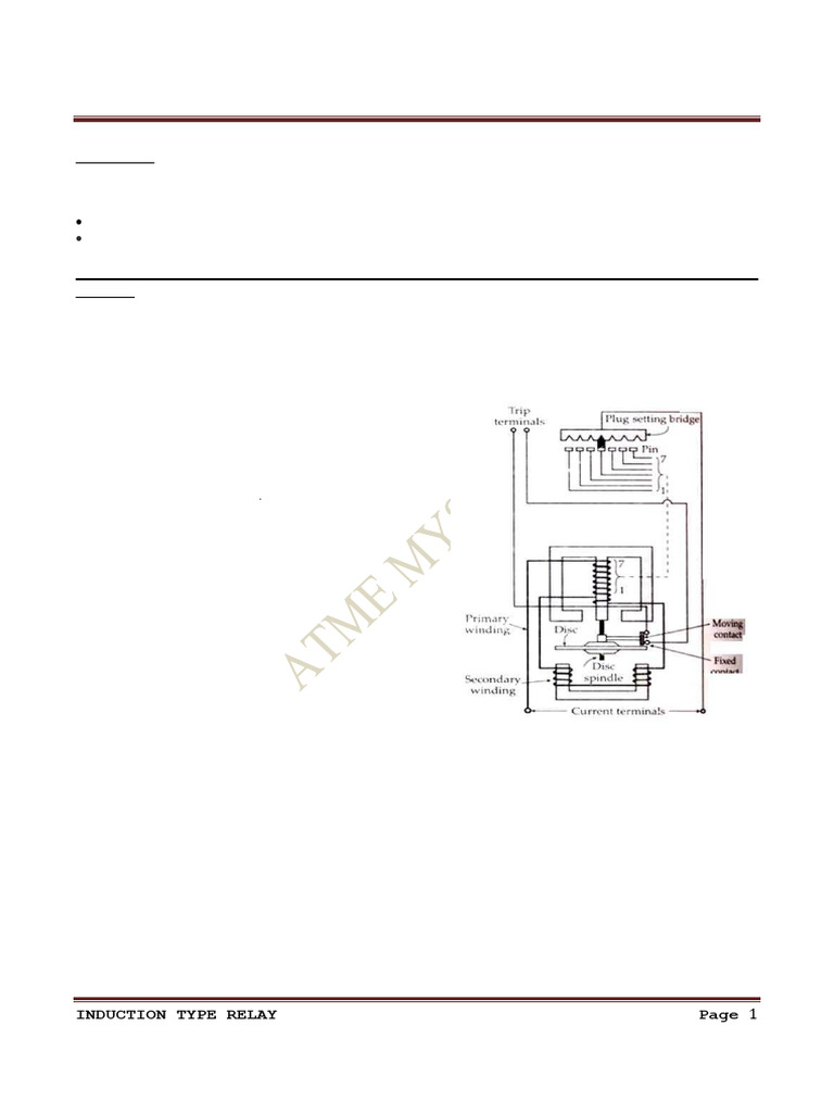 BEE701 Module 2 | PDF | Relay | Electrical Impedance