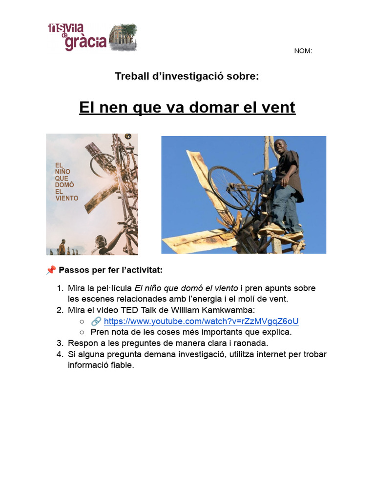 El Niño Que Domo El Viento | PDF