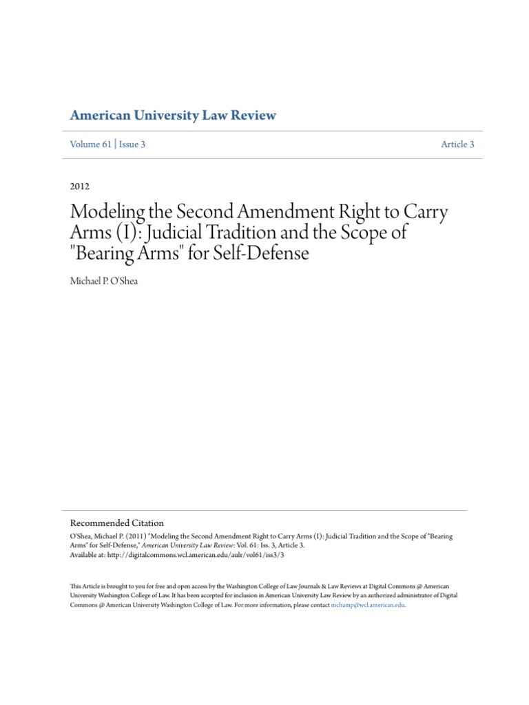2nd Amendment Rights | PDF | Concealed Carry In The United States ...