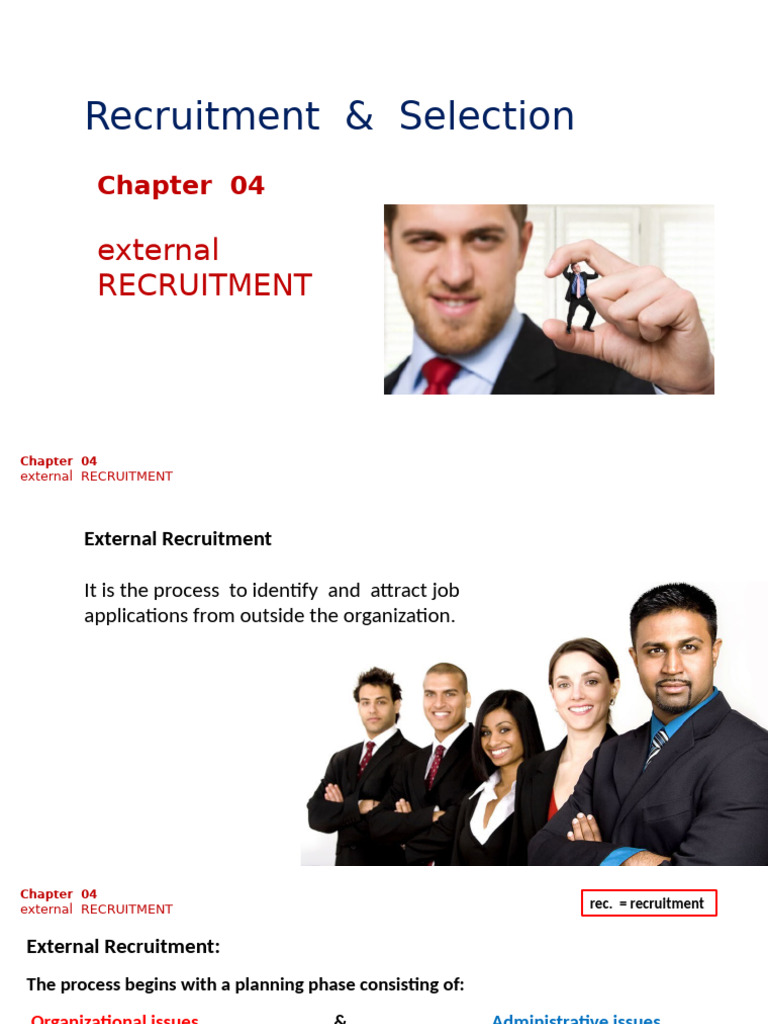 Ch 04- External Recruitment | PDF | Recruitment | Communication