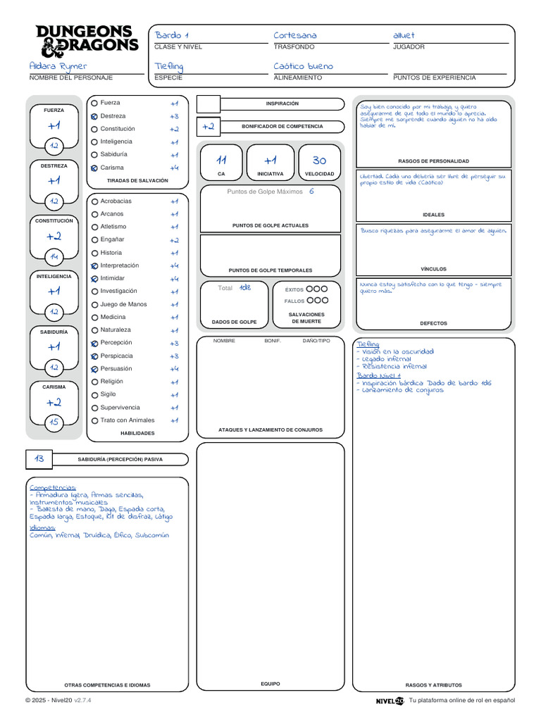 Aldara Rymer Nivel 1 | PDF