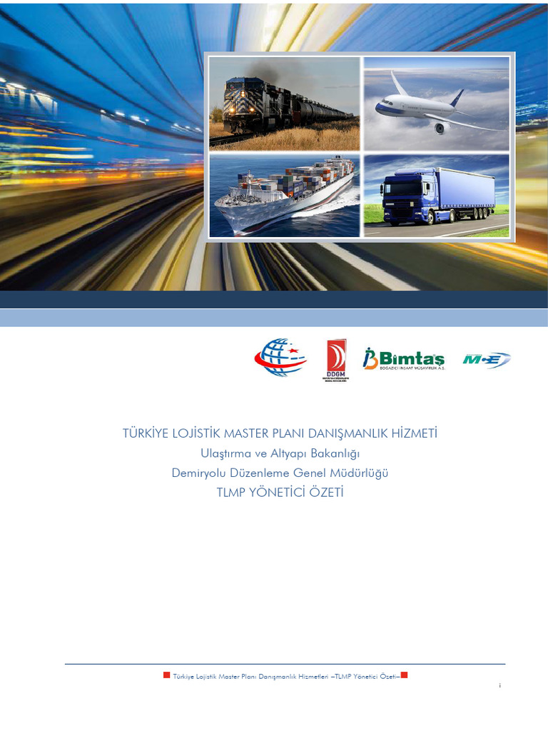 19082019turkiye Lojistik Master Plani Yonetici Ozeti489684 | PDF