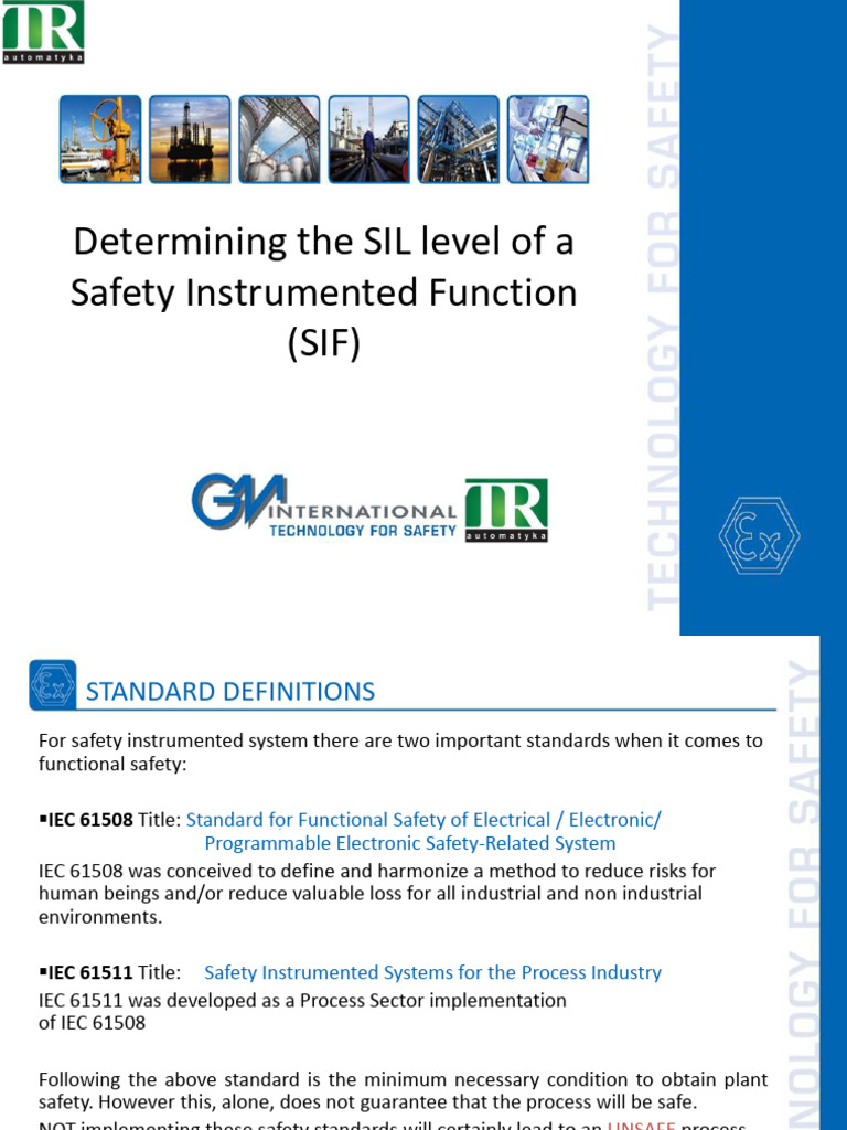 16 10 14Determing SIL Level ENG TR | PDF | Safety | Systems Engineering