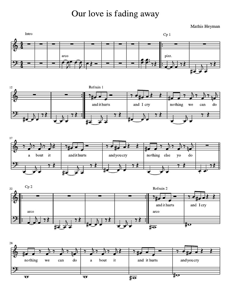 Our Love Is Fading Away | PDF