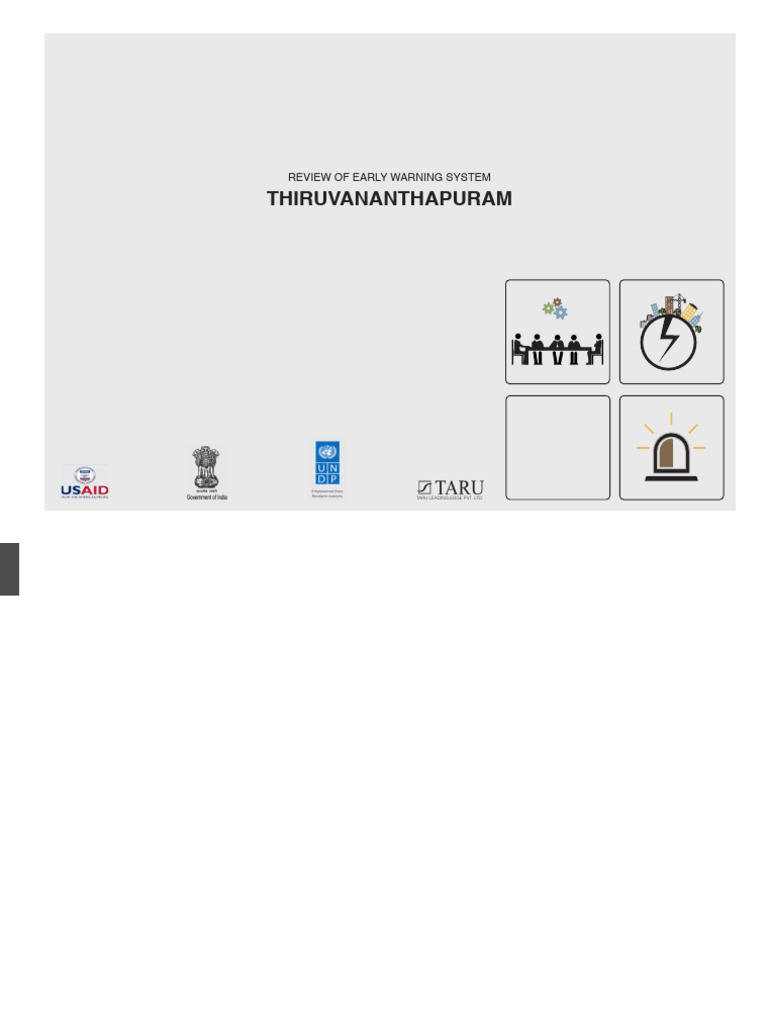 Early Warning Systems Review in India | PDF | Disaster Risk Reduction ...