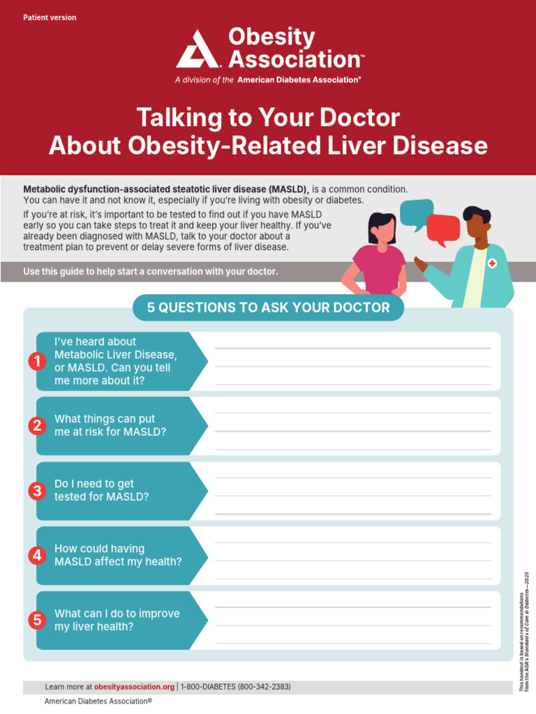 Guide to Discussing MASLD with Your Doctor | PDF