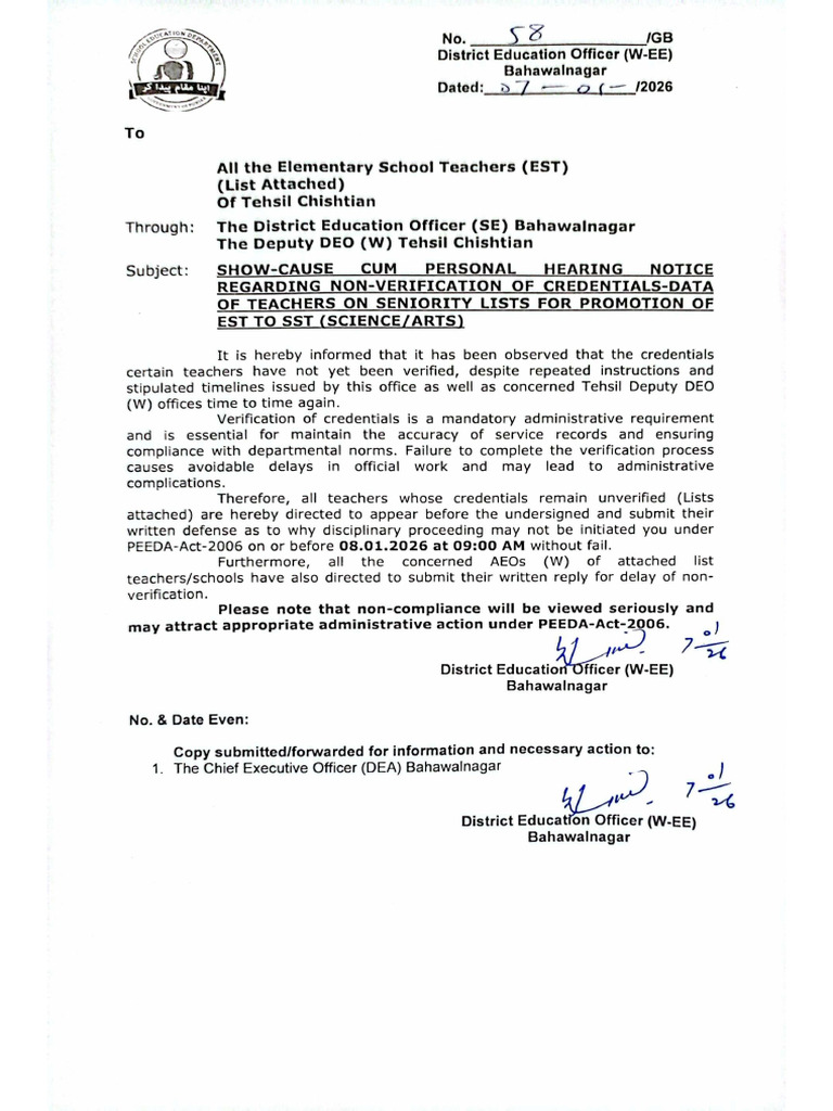 Tehsil CTN Pending Est | PDF