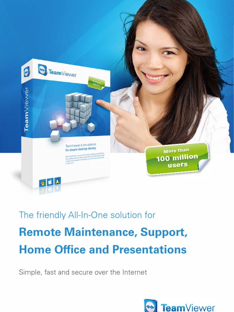 TeamViewer Brochure | PDF | Microsoft Windows | Virtual Private Network