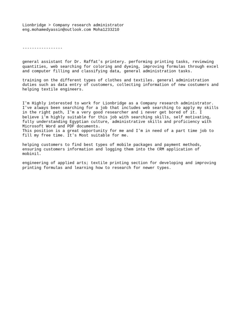 LB Application Moham | PDF