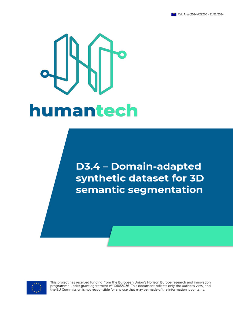 D3.4 – Domain-Adapted Synthetic Dataset for 3D Semantic Segmentation ...