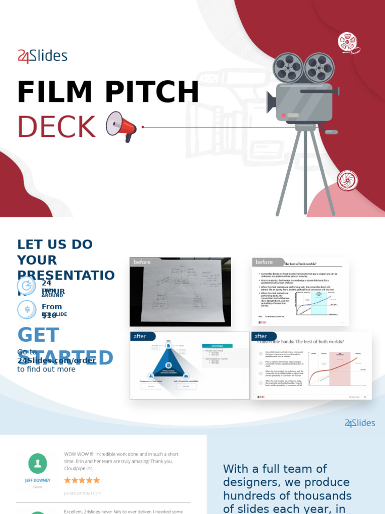 Pitch Movie Deck Template-Creative | PDF | Tullii