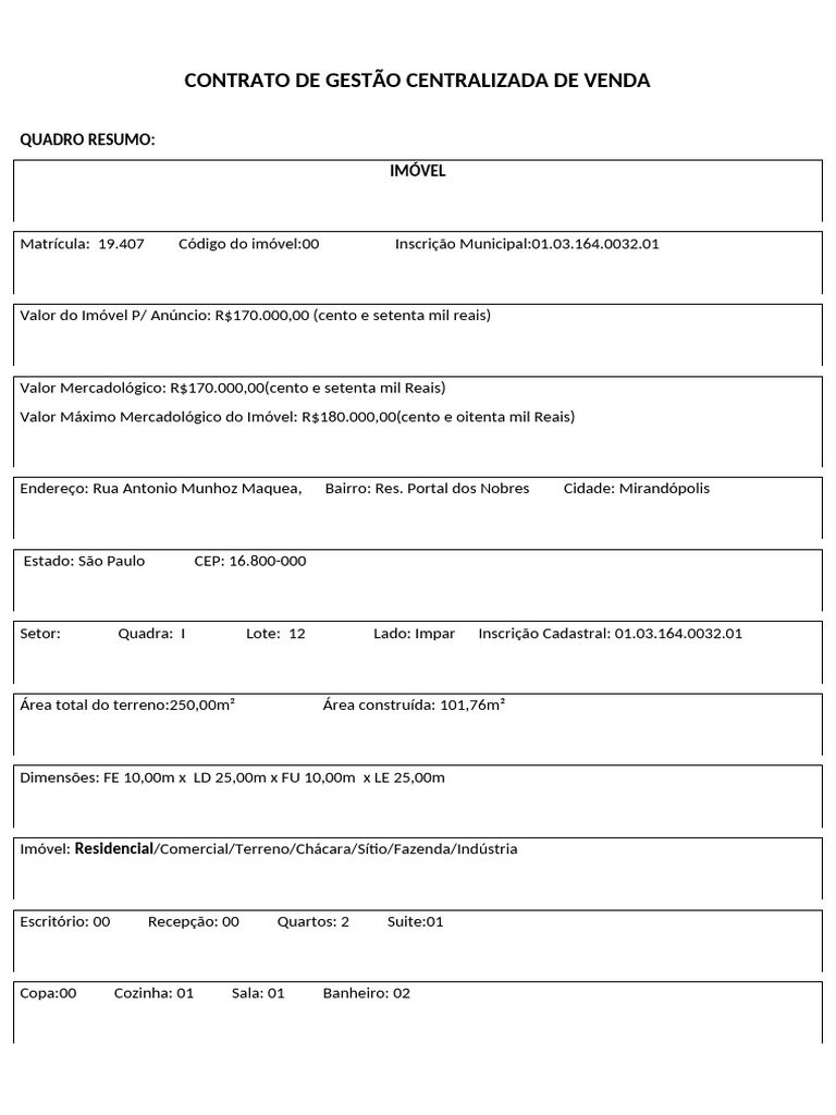 Contrato Verso | PDF