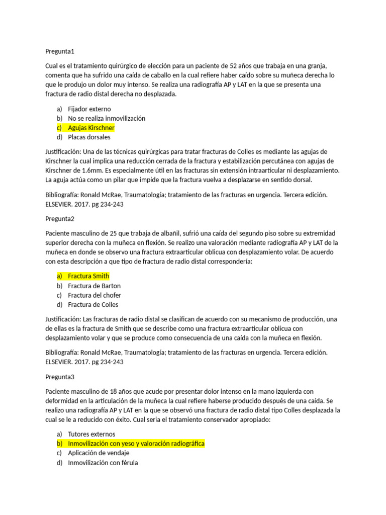Radio Distal | PDF | Traumatologia | Especialidades Medicas