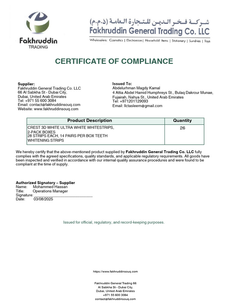 Black & Orange A4 Professional Invoice | PDF