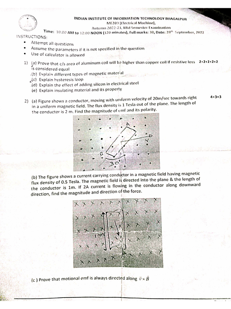 Mid and End sem PYQ | PDF
