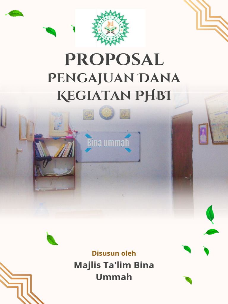 Putih Emas Modern Simpel Cover Proposal Pengajuan Dana Dokumen A4 | PDF