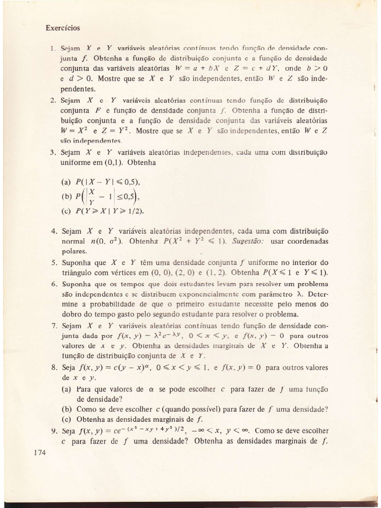 Exercícios Hoel Port Stone Cap 6 | PDF