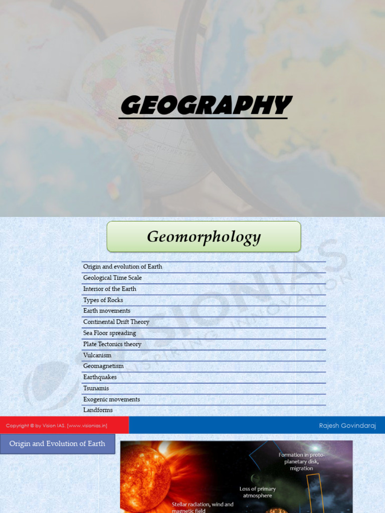 Geo Morphology | PDF | Geomorphology | Earth